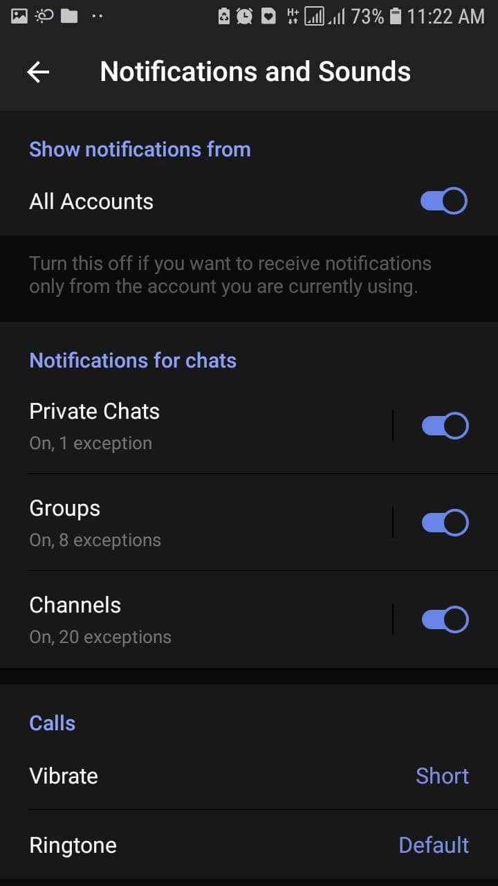 آموزش جامع تنظیمات نوتیفیکیشن تلگرام+ راهنمای تصویری